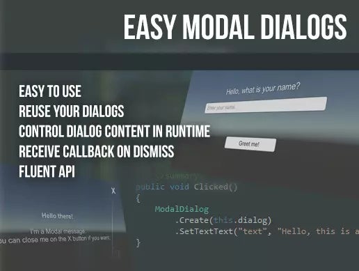 Easy Modal Dialog