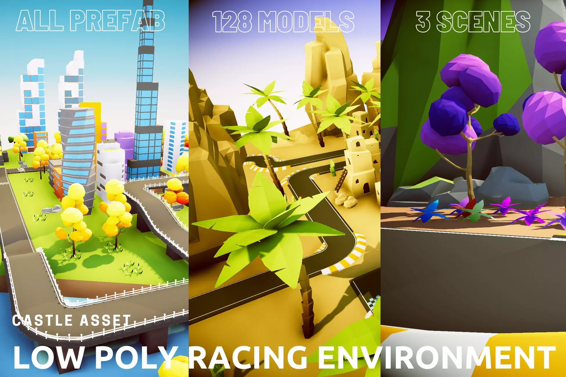 Low Poly Racing Environment