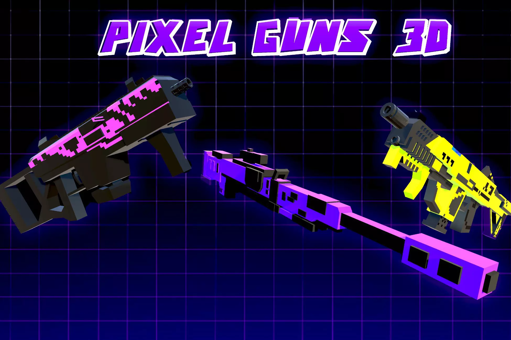 Pixel Guns 3D: Low Poly Guns FREE (100% OFF)