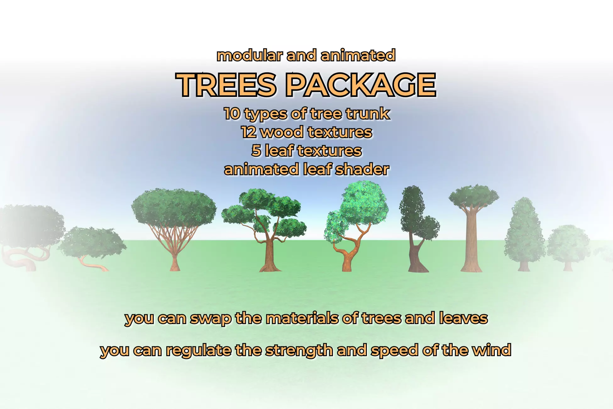 Tree package - animated trees set FREE (100% OFF)