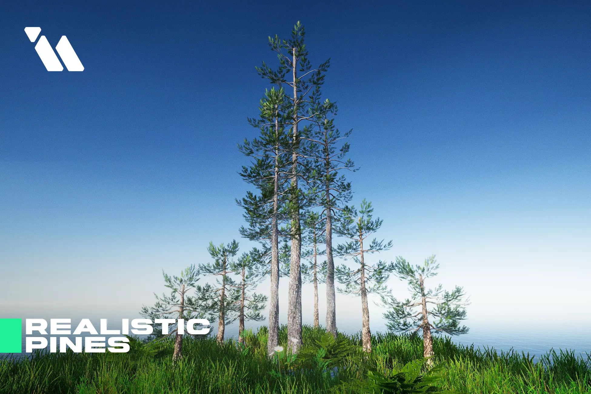 Realistic Pine Tree Pack