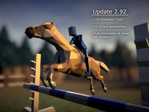 Stylized Low Poly Animated Horse Pack FREE (100% OFF)