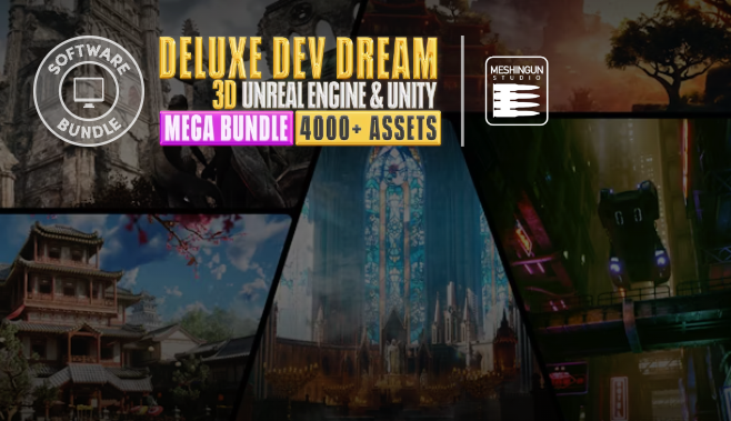 Deluxe Dev Dram 3D Unreal & Unity Mega Bundle