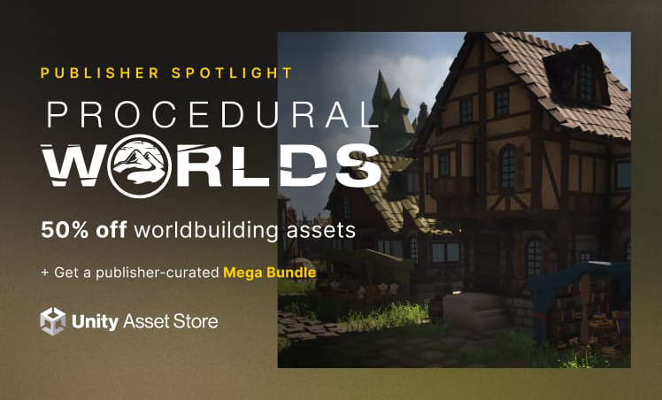 Featured Publisher: Procedural Worlds 50% OFF!