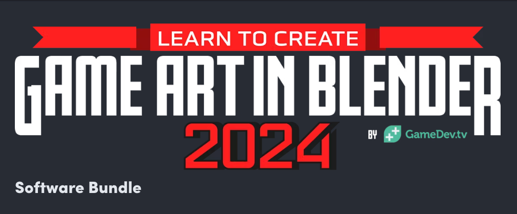 Learn to Create Game Art in Blender 2024 Bundle