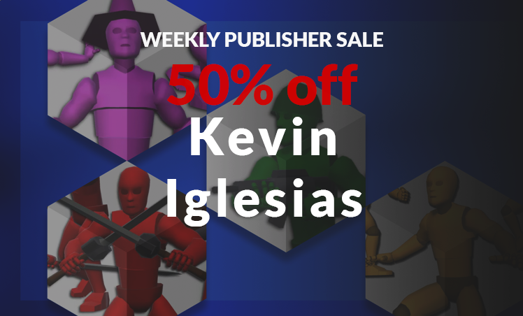 Unity Publisher Sale: Kevin Iglesias 50% OFF