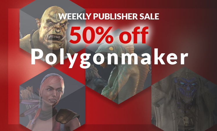 Unity Publisher Sale: 50% off Polygonmaker